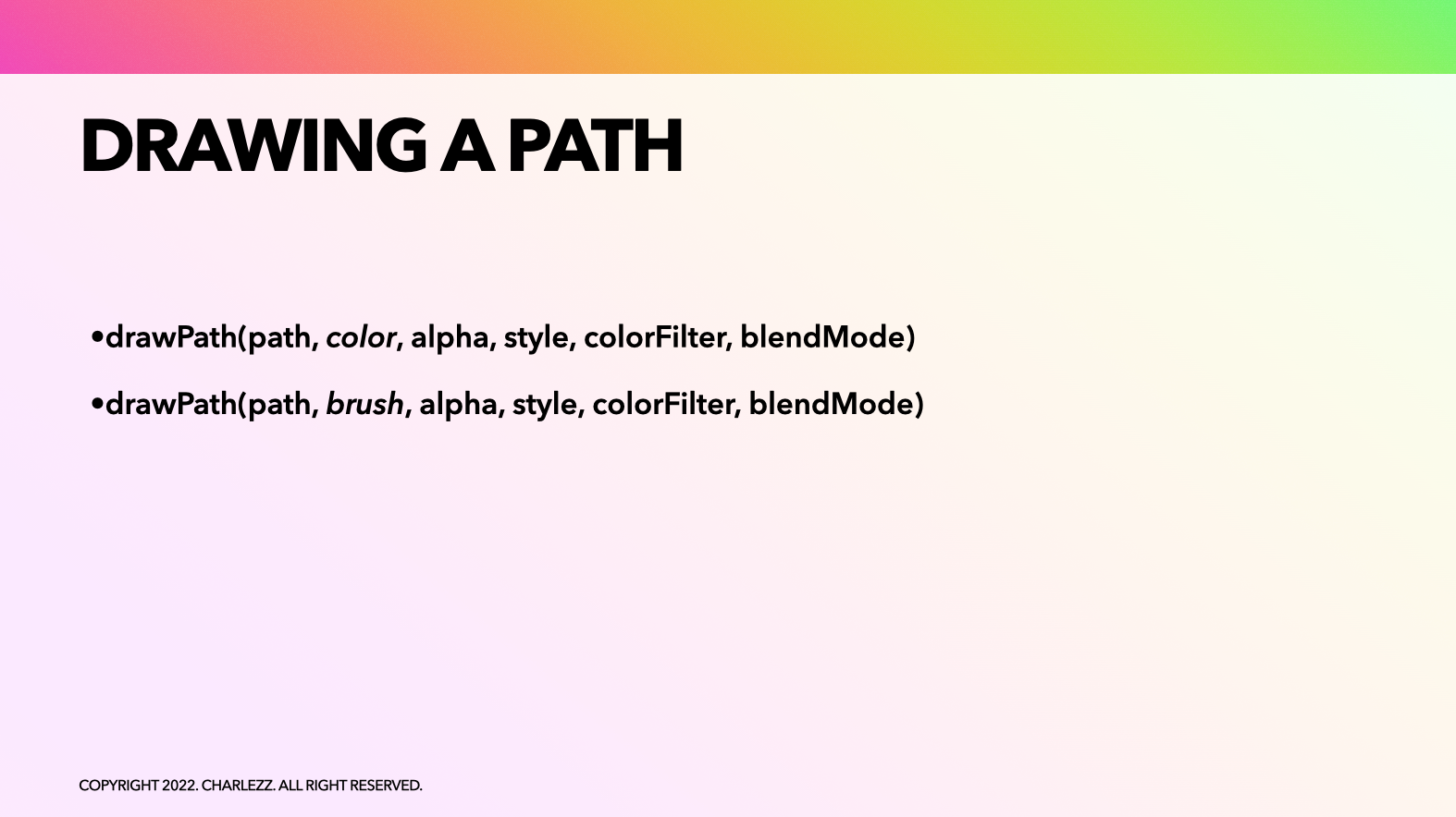 First step in Canvas – (2) Path Basics | 찰스의 안드로이드